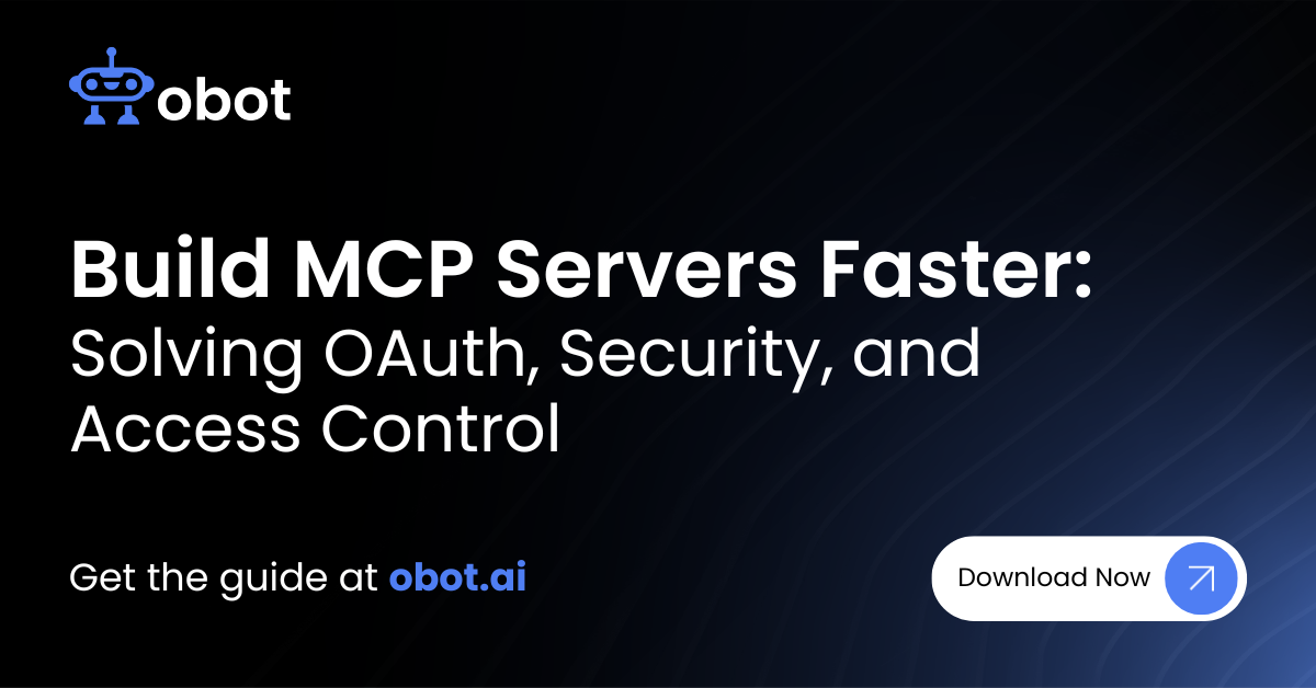 Build MCP Servers Faster with Secure OAuth & Access Control