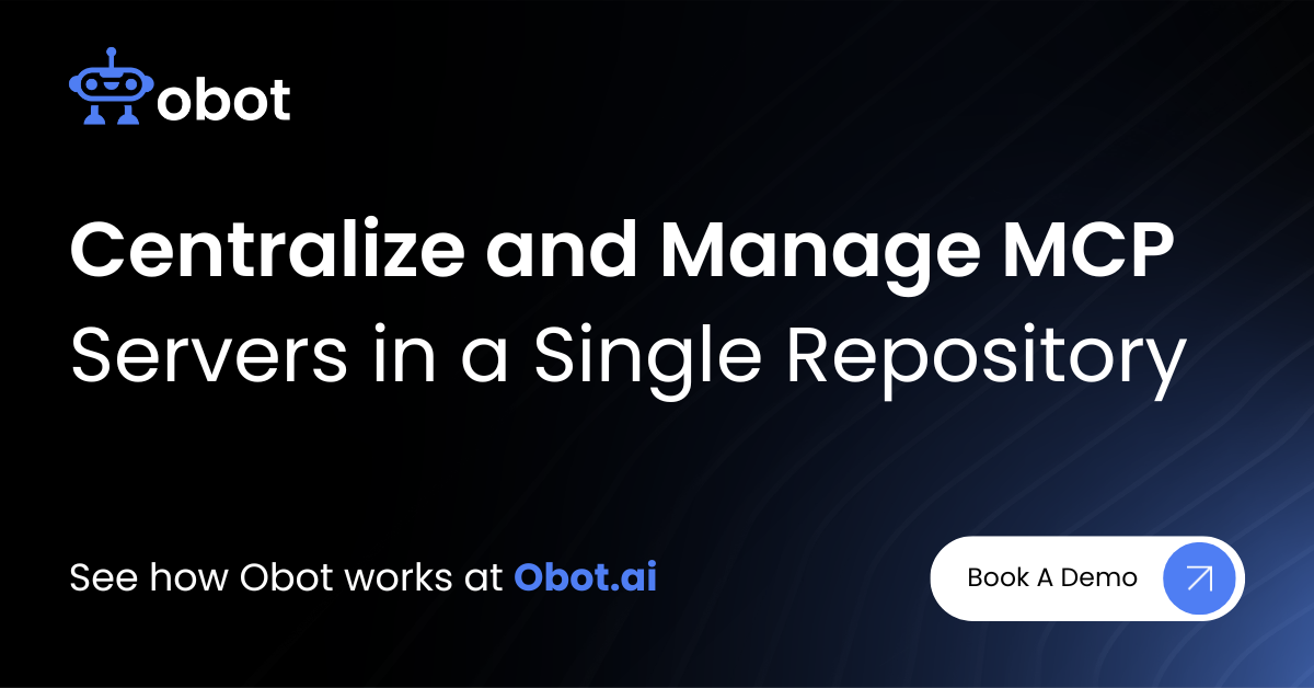 Obot: Your Central MCP Repository